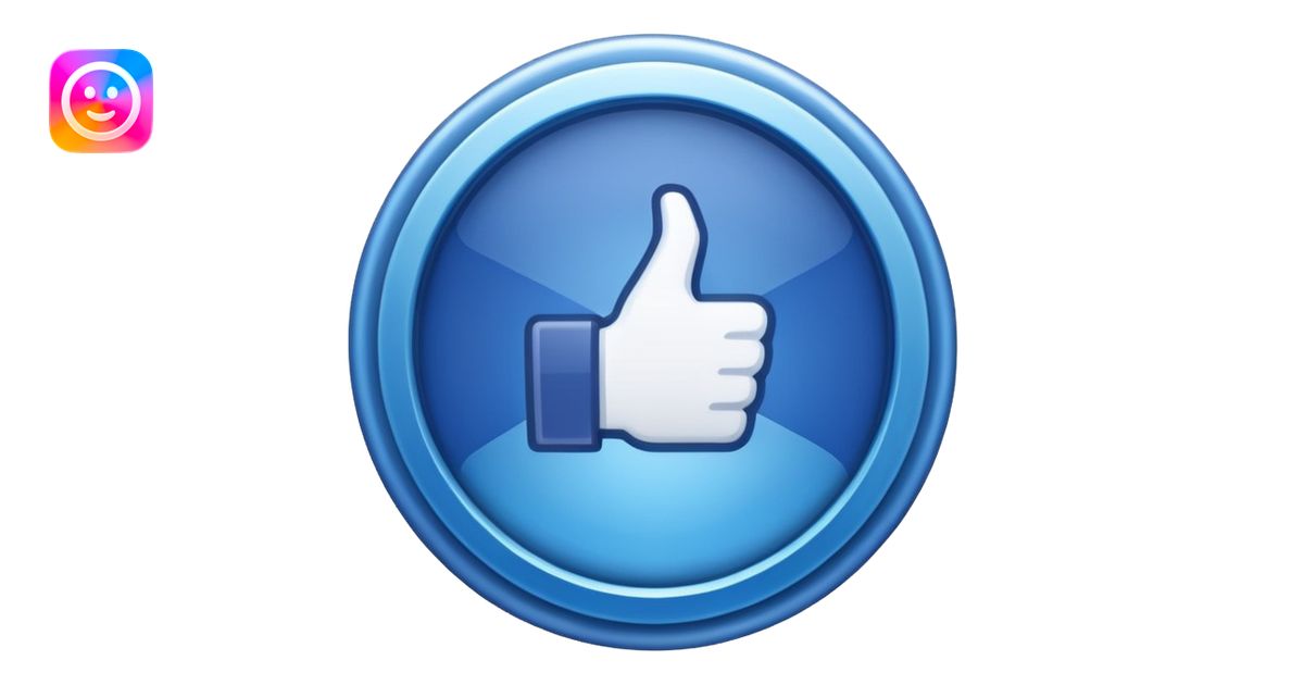 Facebook blue tick verification badge emoji emoji | AI Emoji Generator