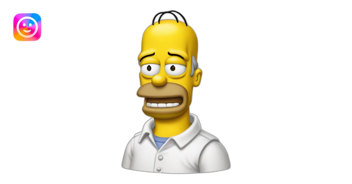 Homer simson emoji | AI Emoji Generator