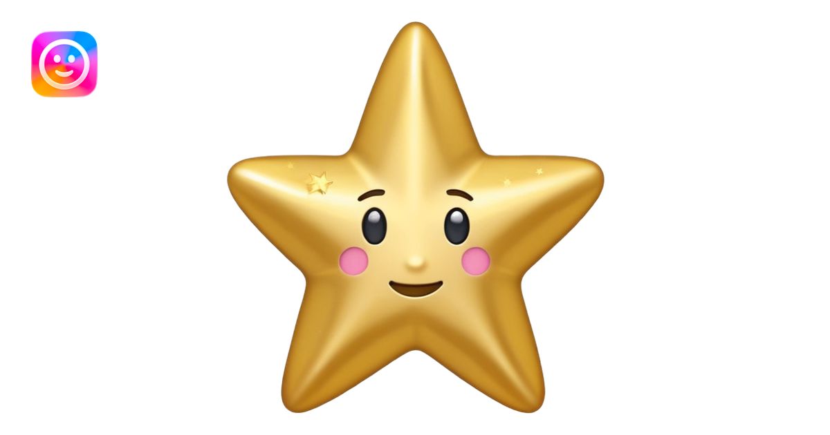 Make me an star emoji with a swirl in it emoji | AI Emoji Generator