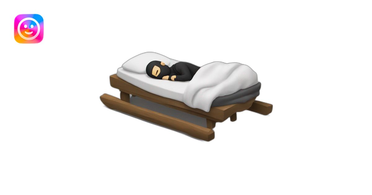Ninja sleeping emoji | AI Emoji Generator