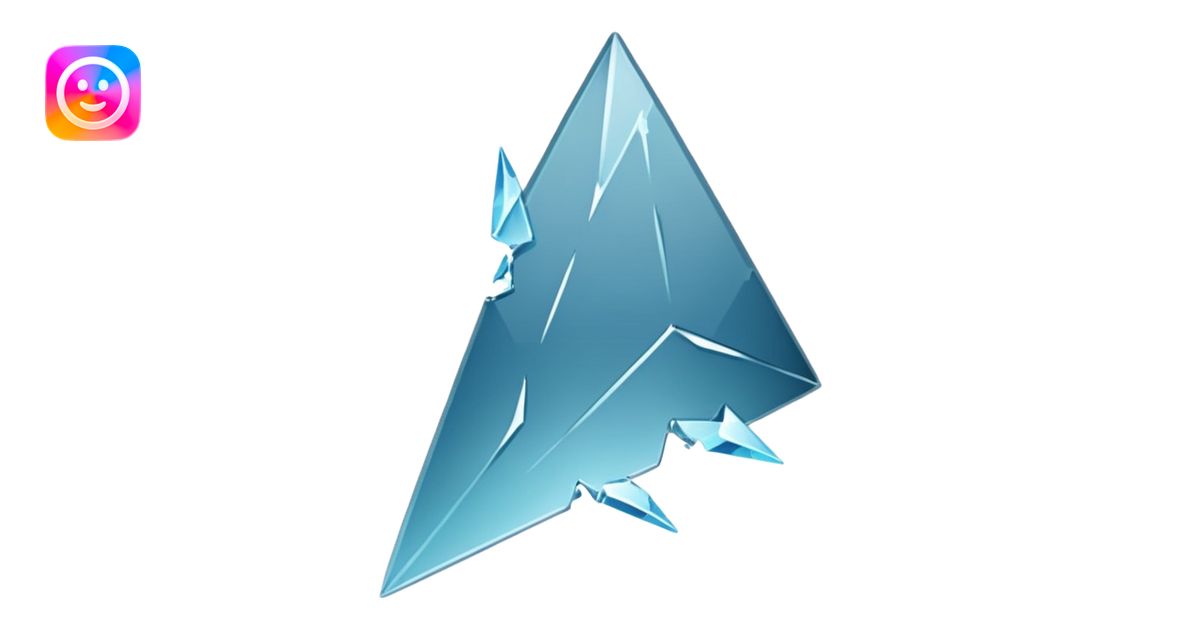 broken glass shard emoji | AI Emoji Generator