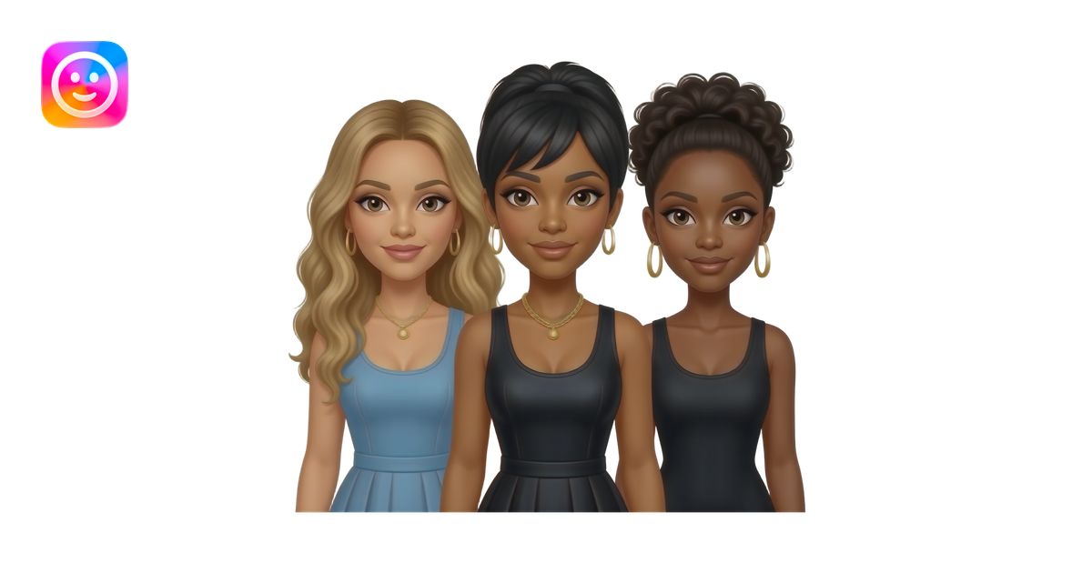 Beyonce, Kelly Rowland and Tenitra Michelle Williams emoji | AI Emoji ...