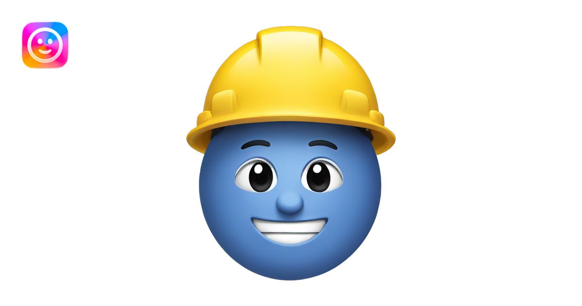 smile with hard hat emoji | AI Emoji Generator