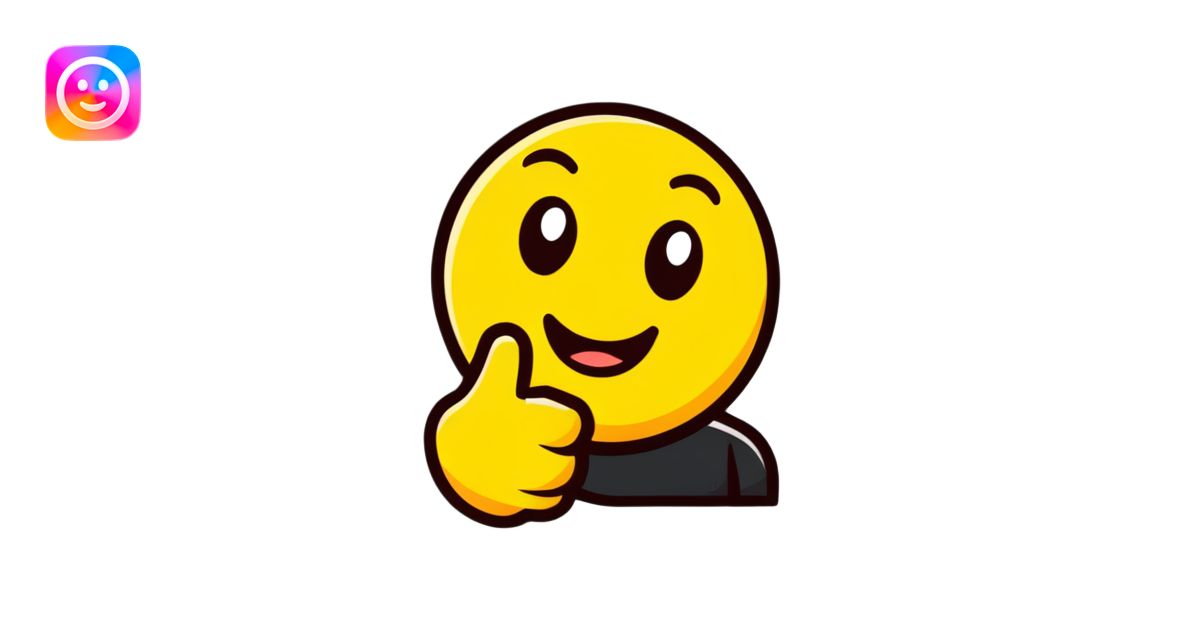 Smile emoji with middle finger image | AI Emoji Generator