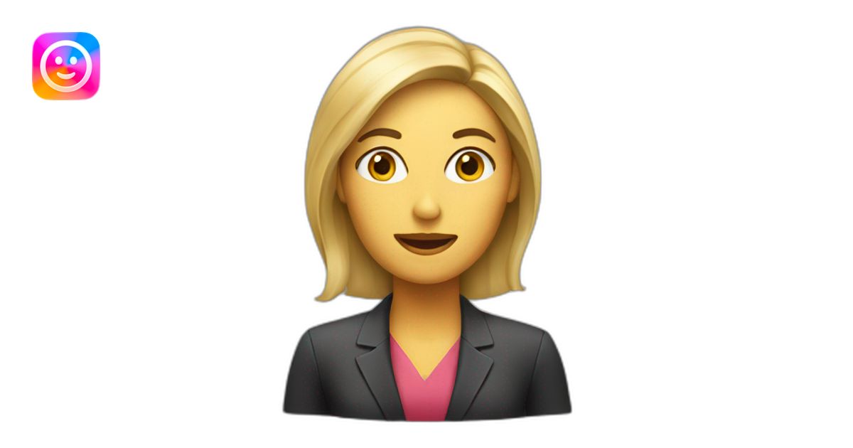 job interview woman emoji | AI Emoji Generator