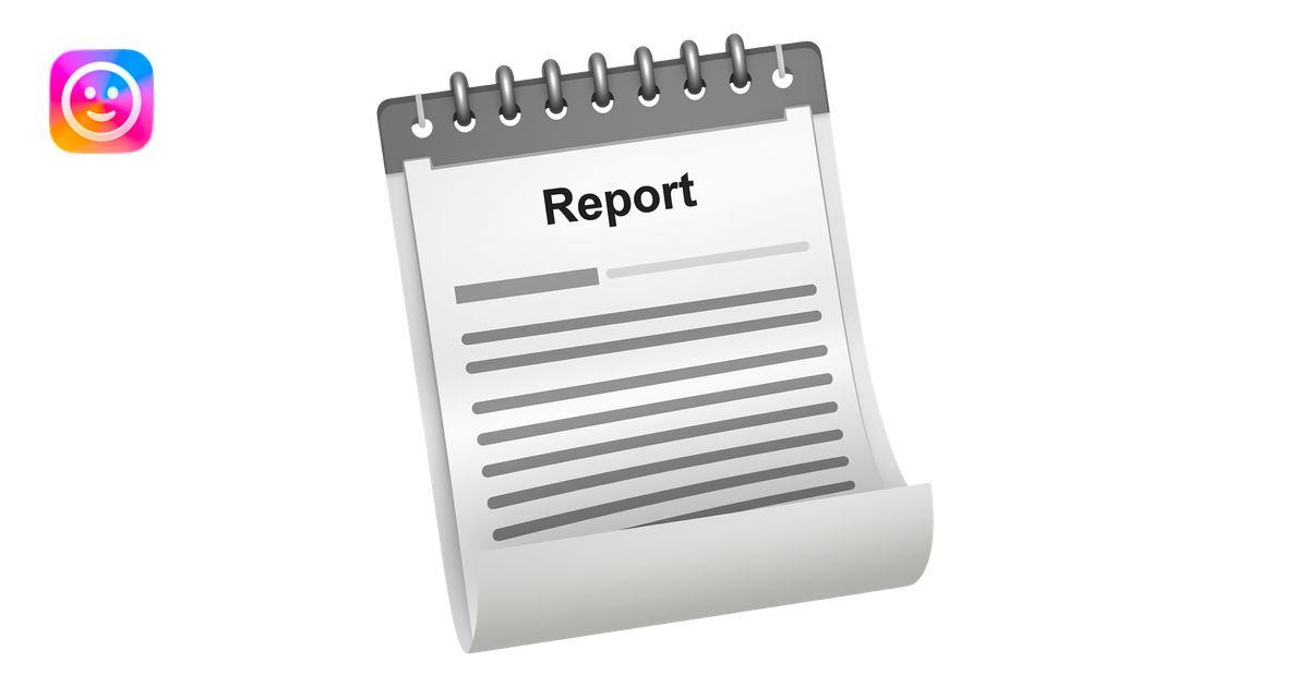 report emoji | AI Emoji Generator