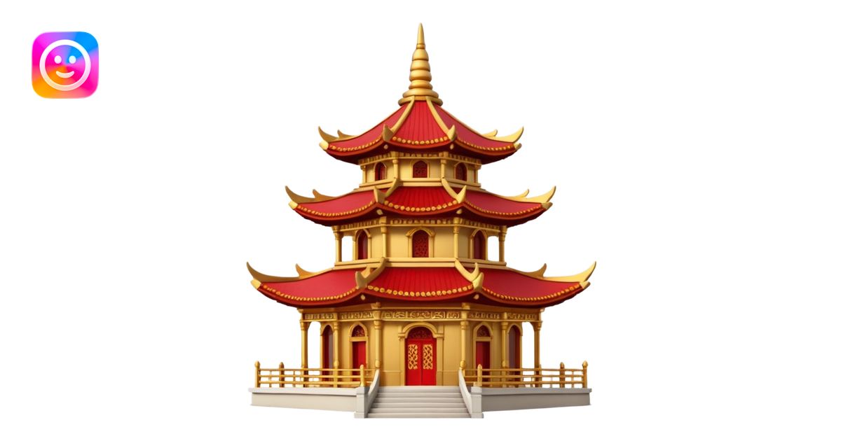 pagoda style temle emoji | AI Emoji Generator