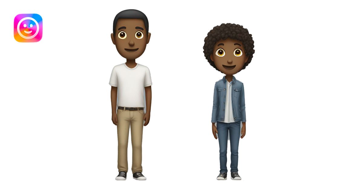 tall person and small person emoji | AI Emoji Generator