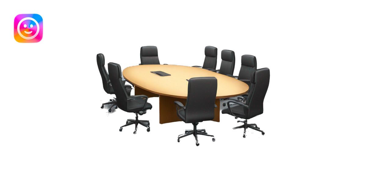 conference table meeting emoji | AI Emoji Generator