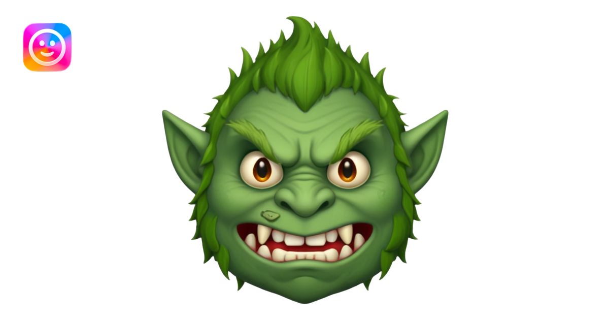 Trolls face emoji | AI Emoji Generator