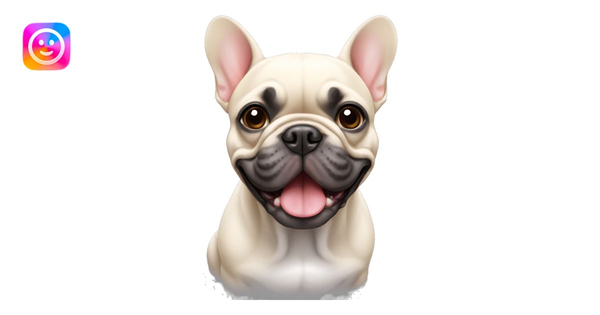 French bulldog emoji | AI Emoji Generator