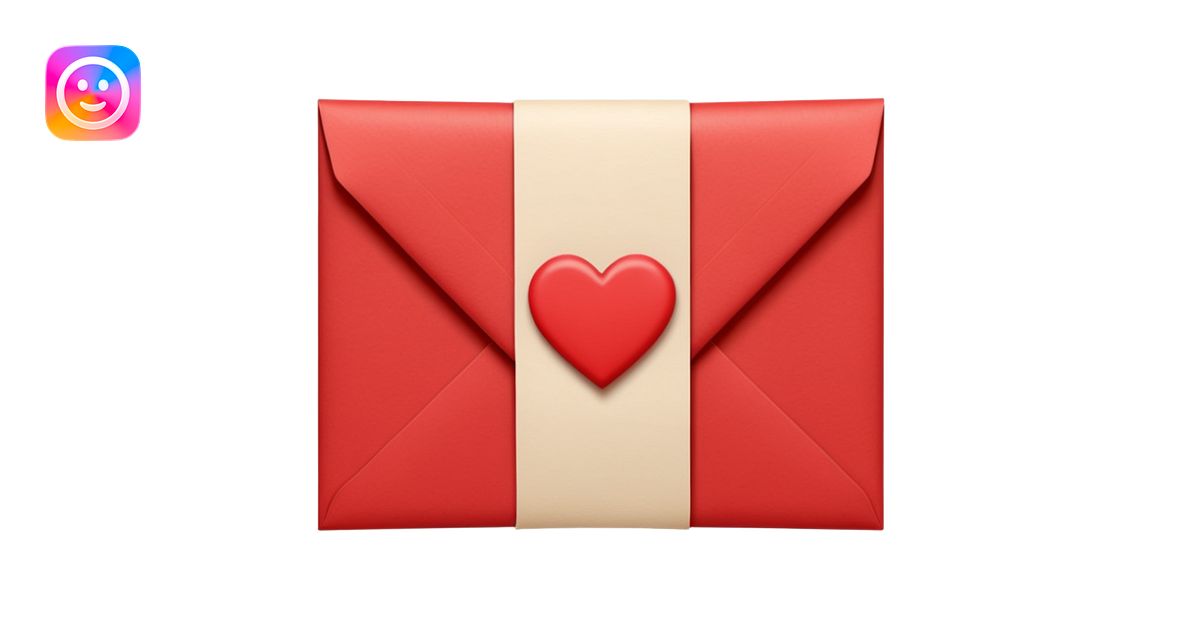 love letter valentines day emoji | AI Emoji Generator