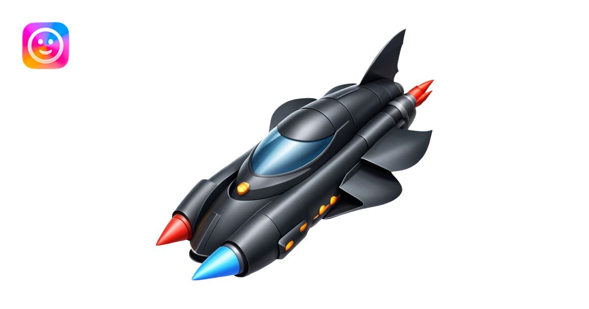BATMOBIILE IN ROCKET !!! emoji | AI Emoji Generator