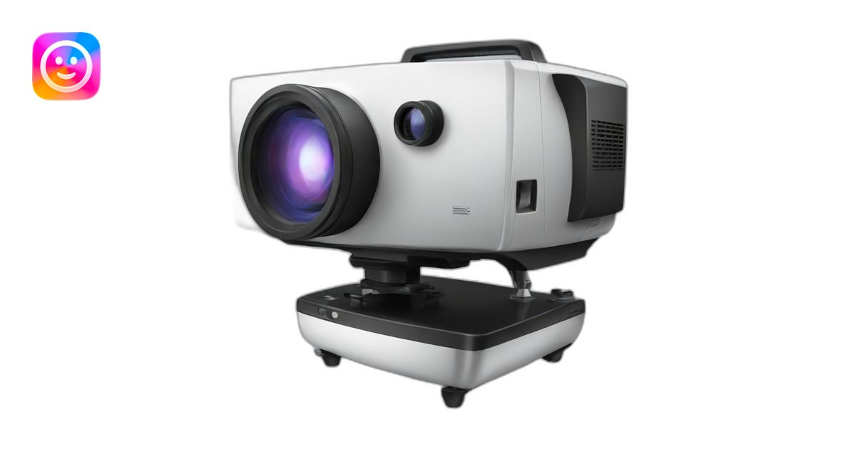 Video projector emoji | AI Emoji Generator