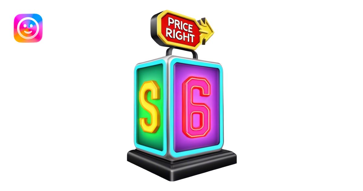 ‘the price is right’ price box emoji | AI Emoji Generator