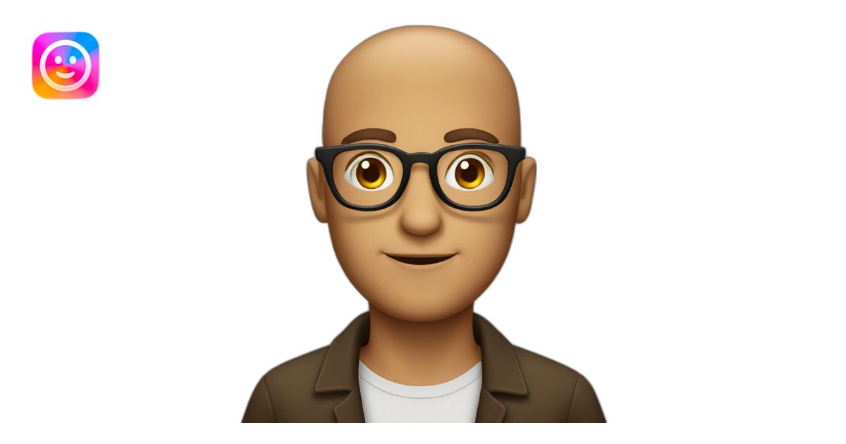 italian guy with glasses emoji | AI Emoji Generator