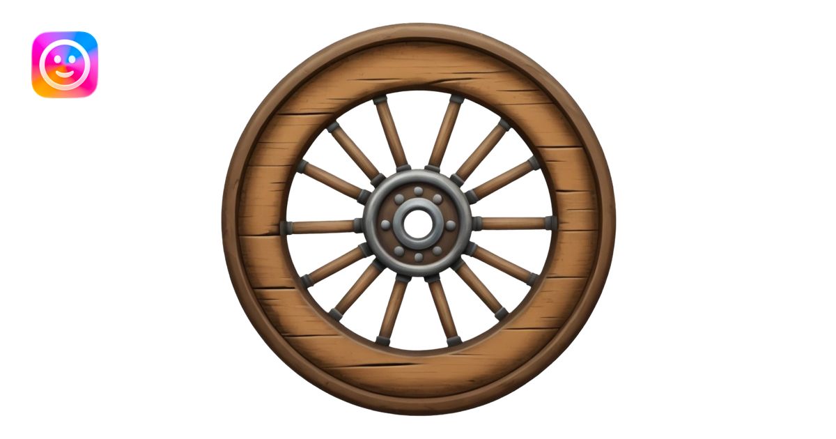 old wheel emoji | AI Emoji Generator