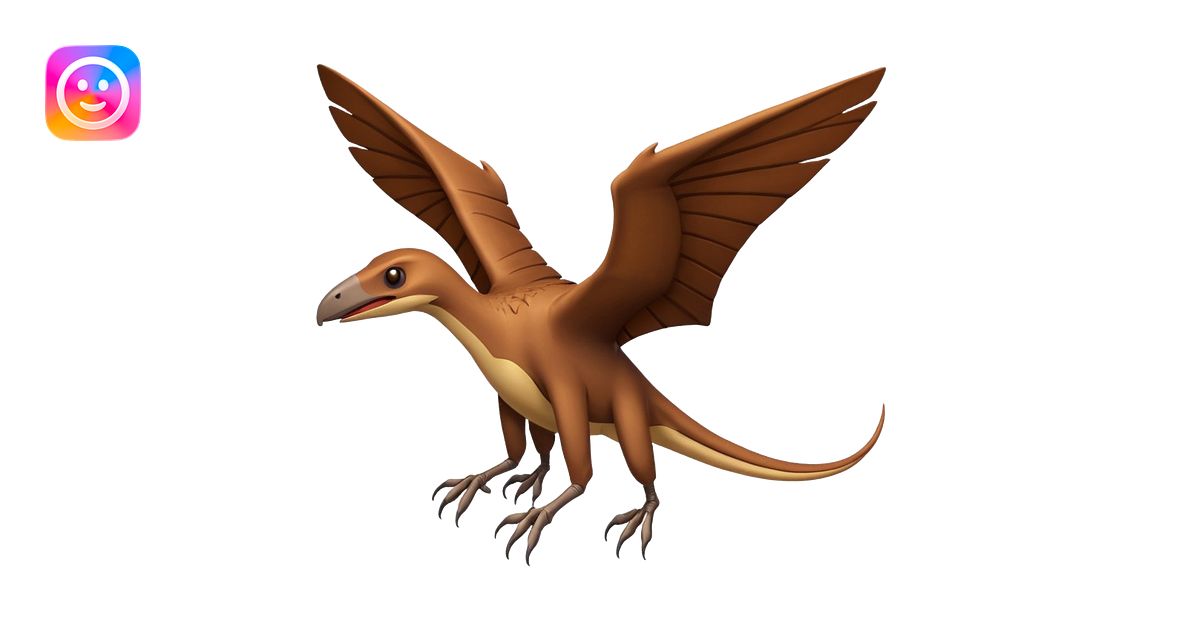 Pterodactyl emoji | AI Emoji Generator