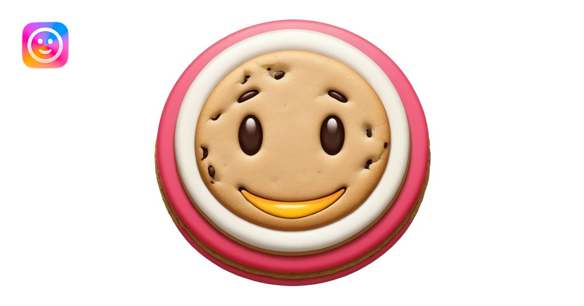 Shadow milk cookie emoji | AI Emoji Generator