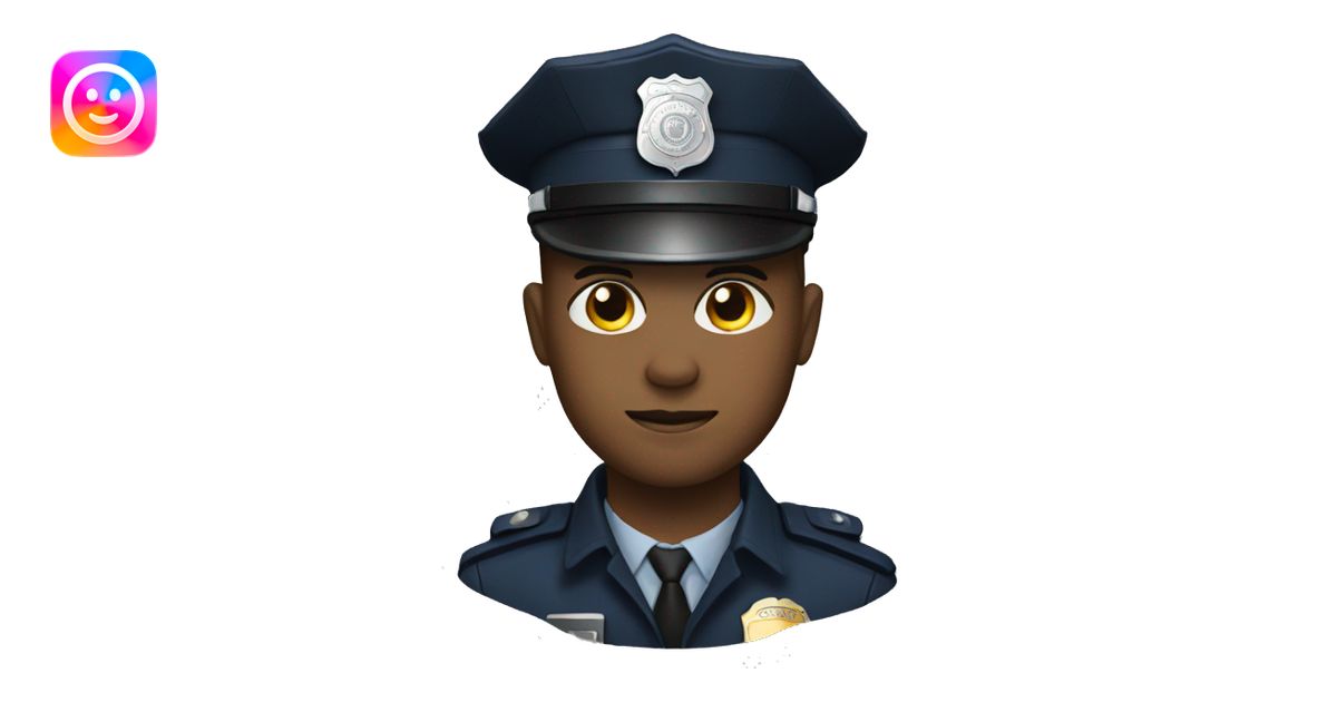 Police officer emoji | AI Emoji Generator