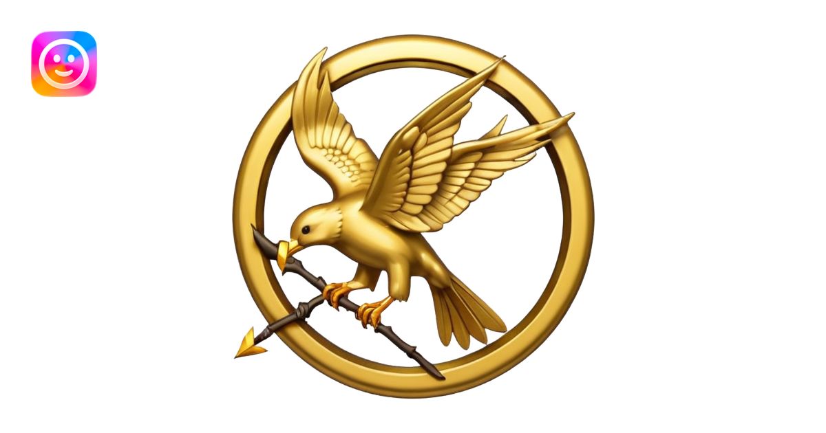 Mockingjay Pin emoji | AI Emoji Generator