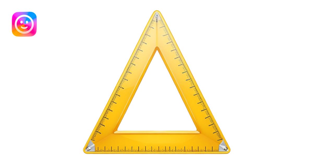 ruler triangle emoji | AI Emoji Generator