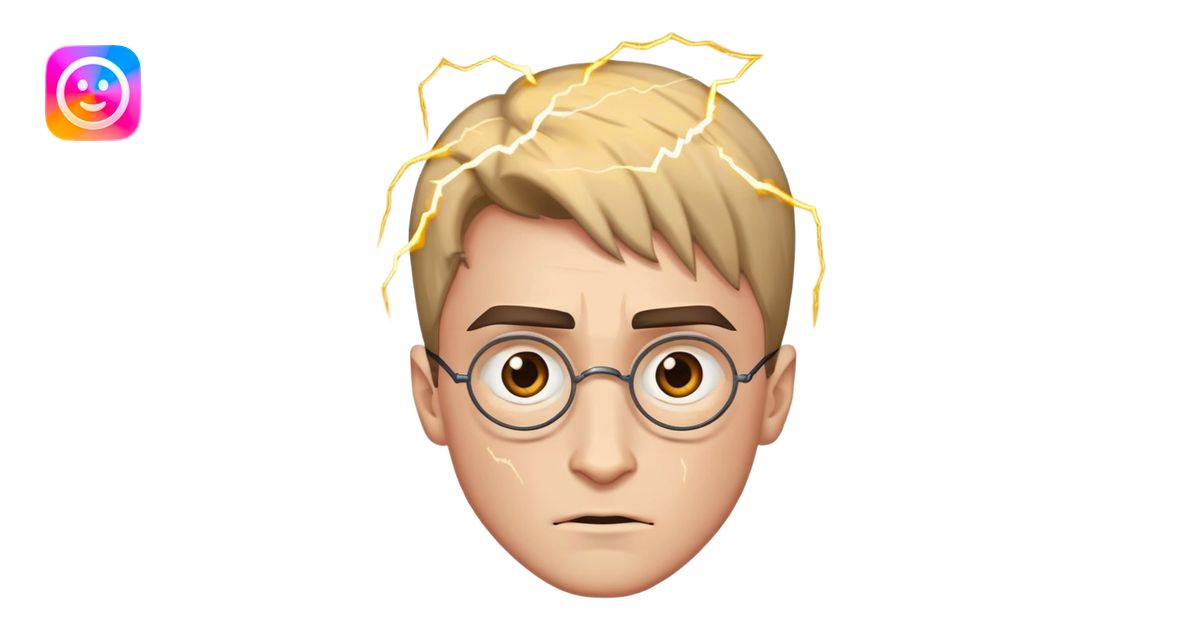 Harry Potter, in the middle of the forehead appear a Lightning-shaped ...
