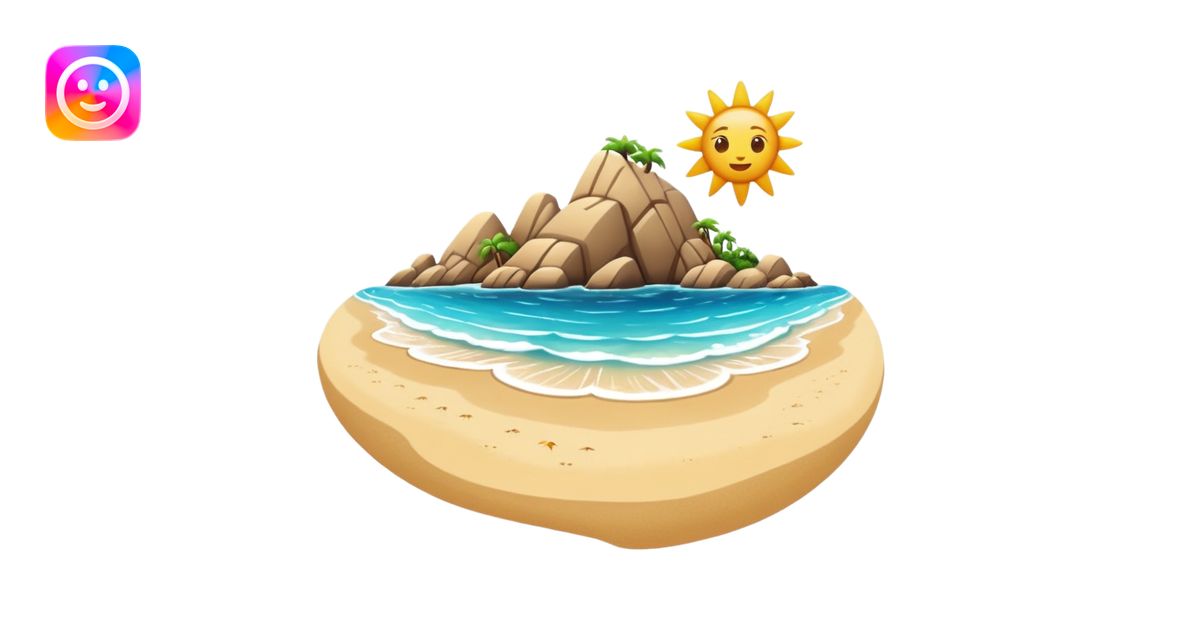 beach emoji | AI Emoji Generator