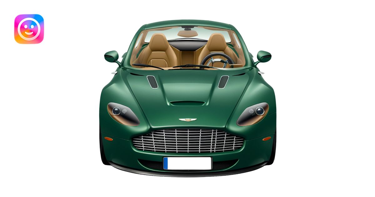 green aston martin doors open emoji | AI Emoji Generator