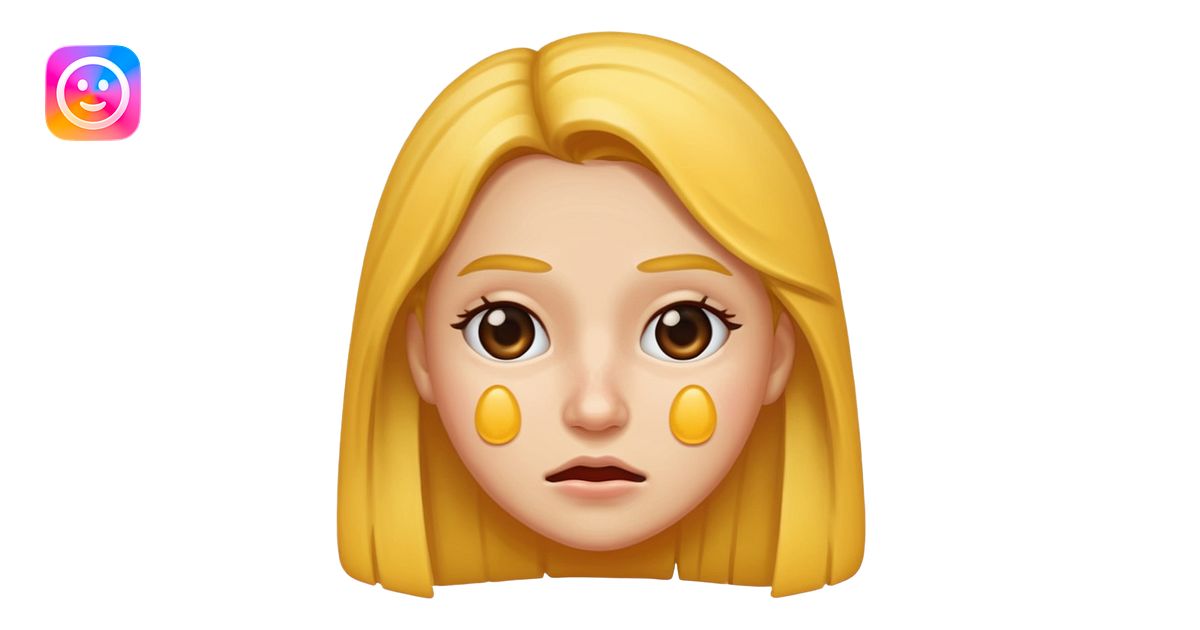 pimple faced woman emoji | AI Emoji Generator