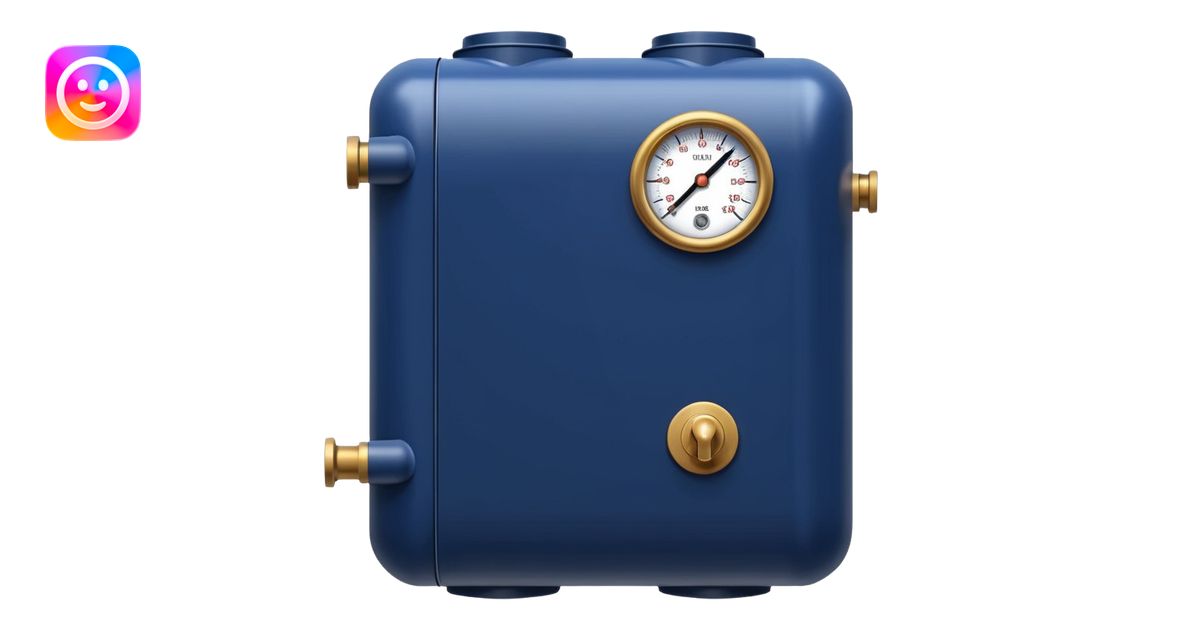 navy blue boiler modern detailed mlore detailed emoji | AI Emoji Generator