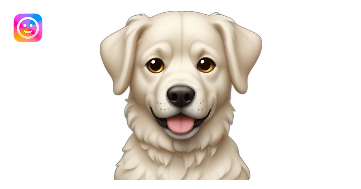 Perro burlandose emoji | AI Emoji Generator