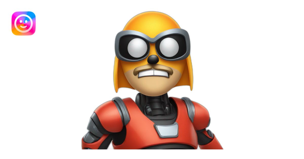 Robotnik emoji | AI Emoji Generator