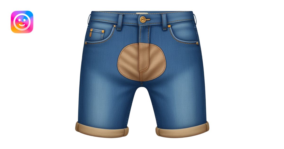 butt cheeks with clothes on emoji | AI Emoji Generator