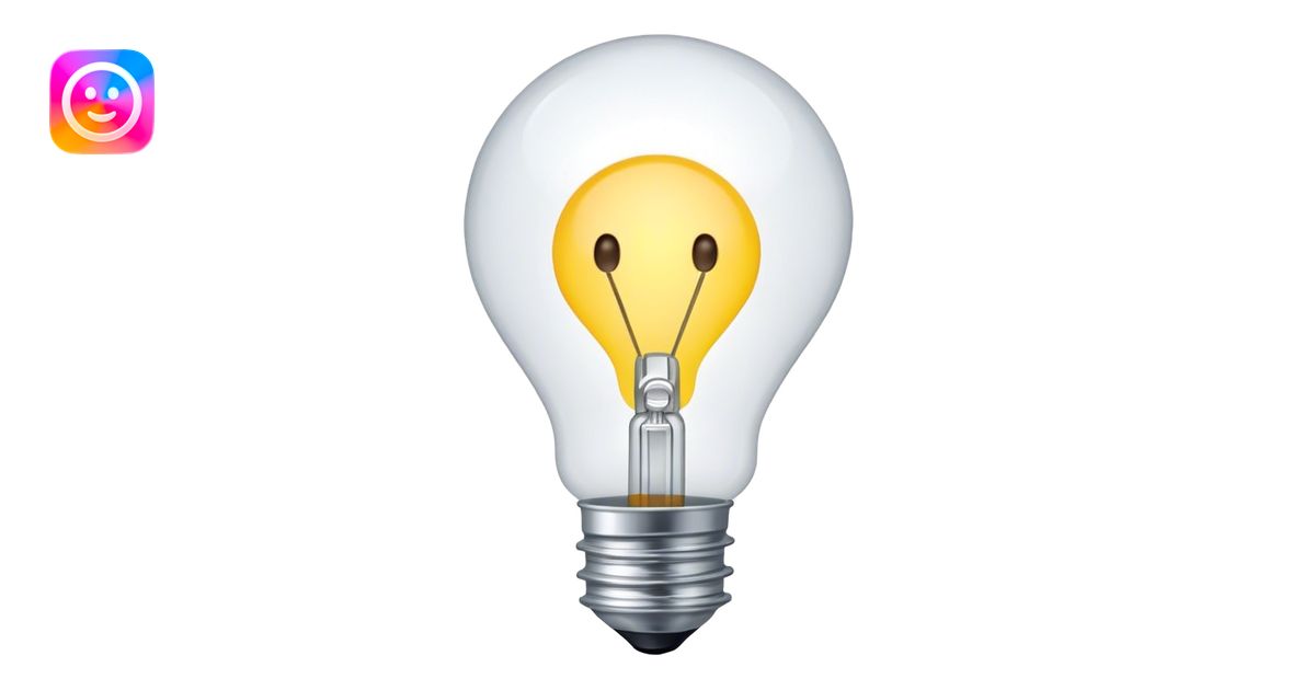 idea emoji | AI Emoji Generator