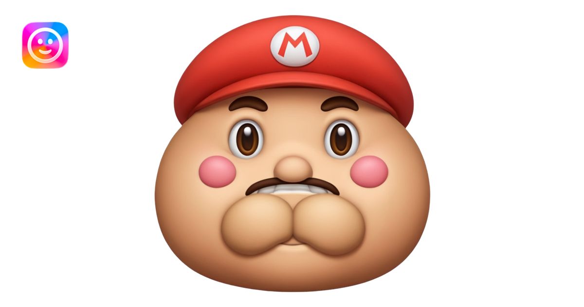 mario buttcheeks emoji | AI Emoji Generator