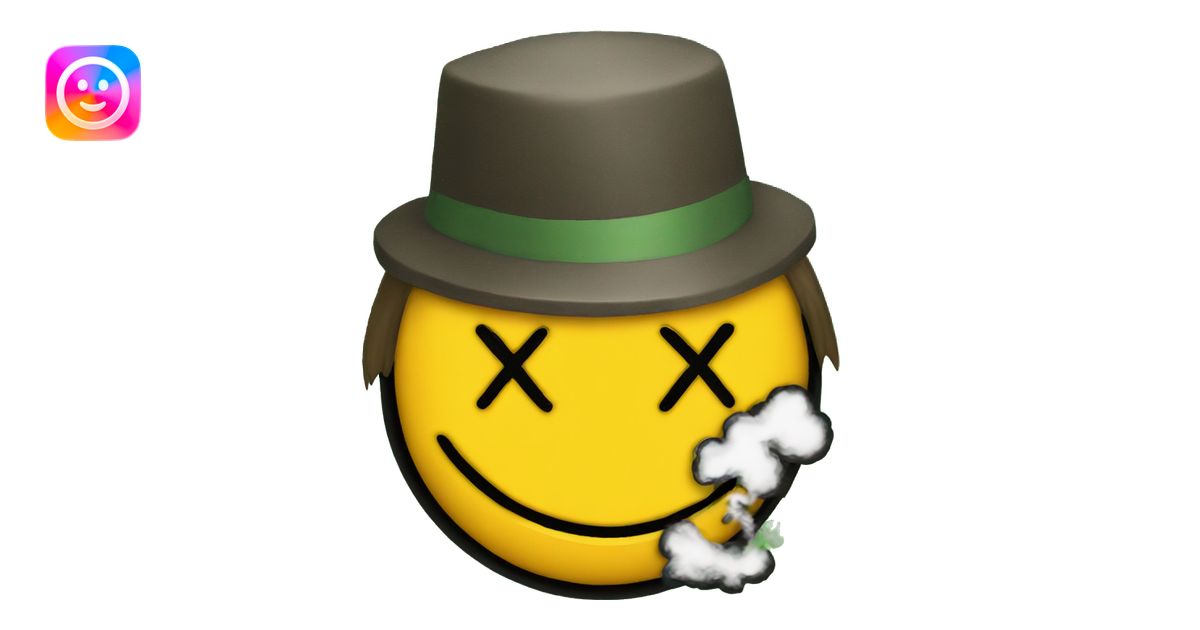 smoke in green shadows emoji | AI Emoji Generator
