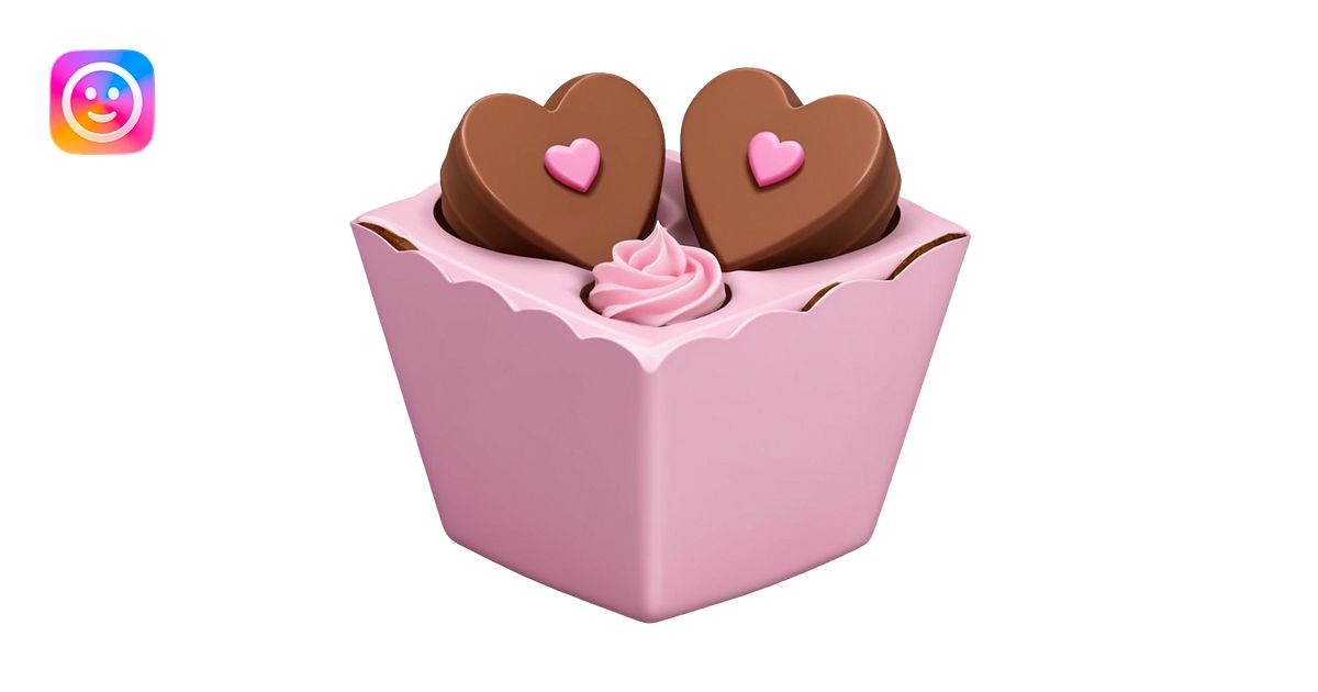 Two square milk chocolate , Each praline is a sharp-edged cube with ...