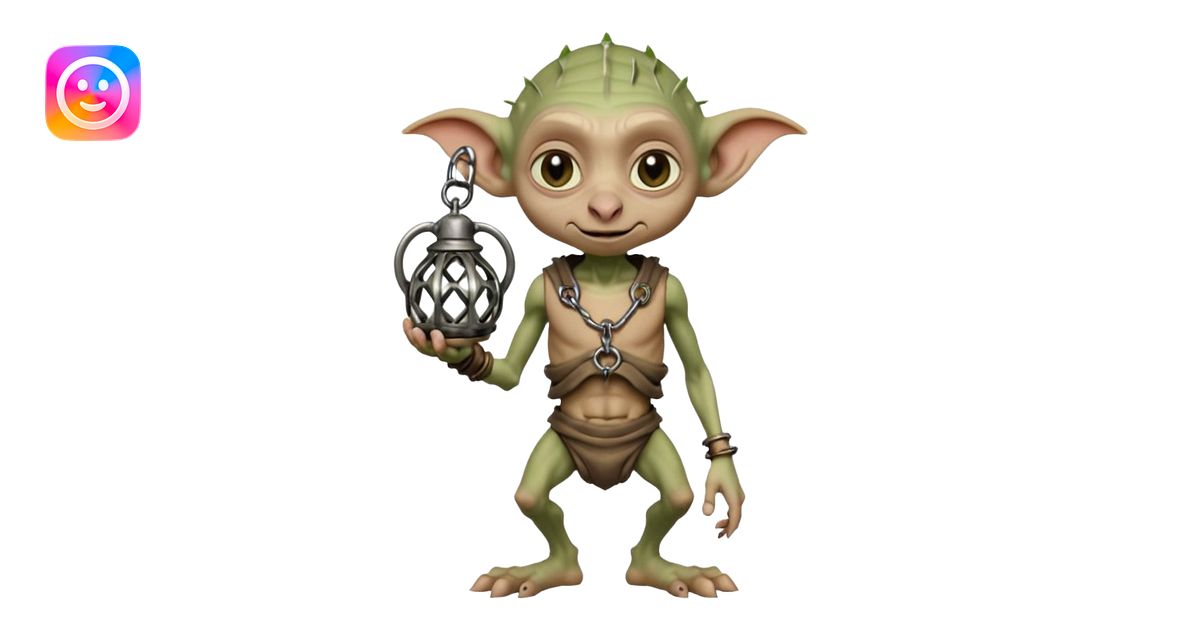 Dobby in chastity cage emoji | AI Emoji Generator
