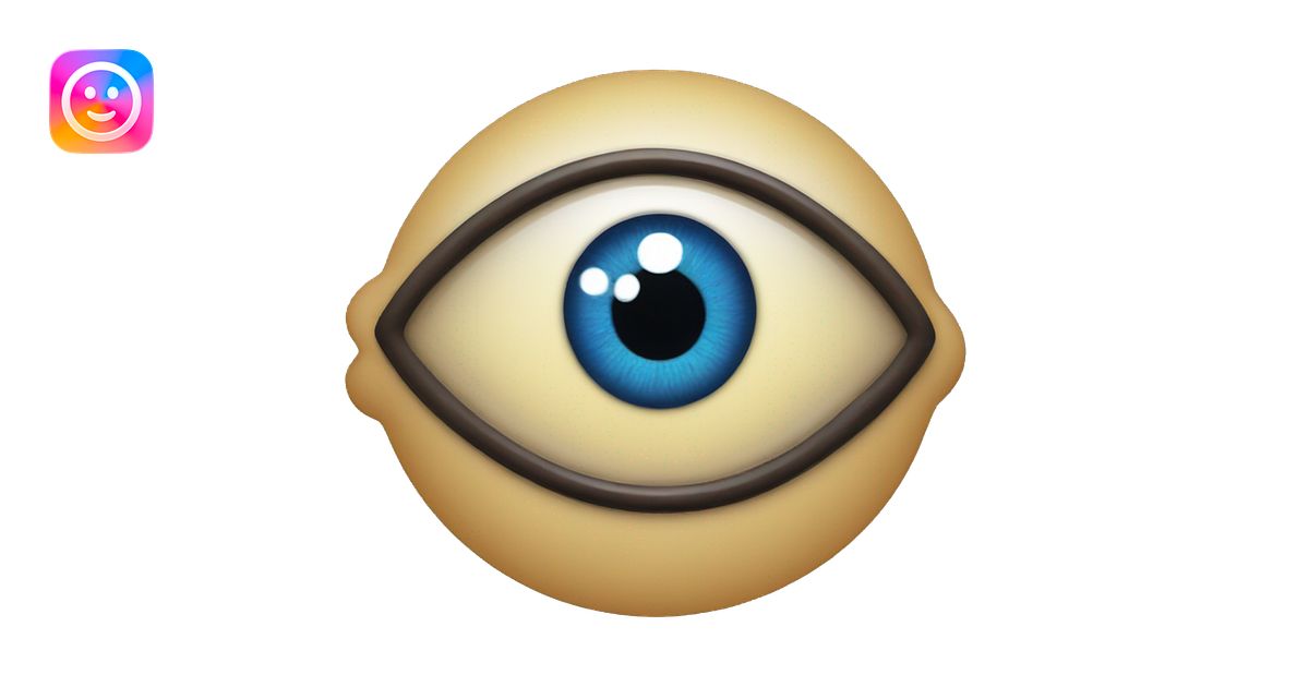 evil eye with an eye emoji | AI Emoji Generator
