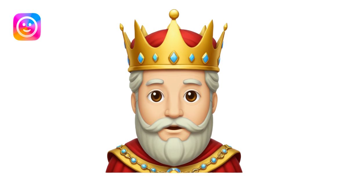 old king emoji | AI Emoji Generator