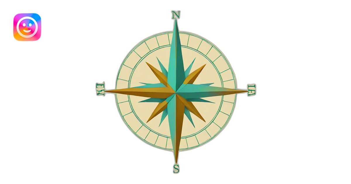 compass emoji | AI Emoji Generator