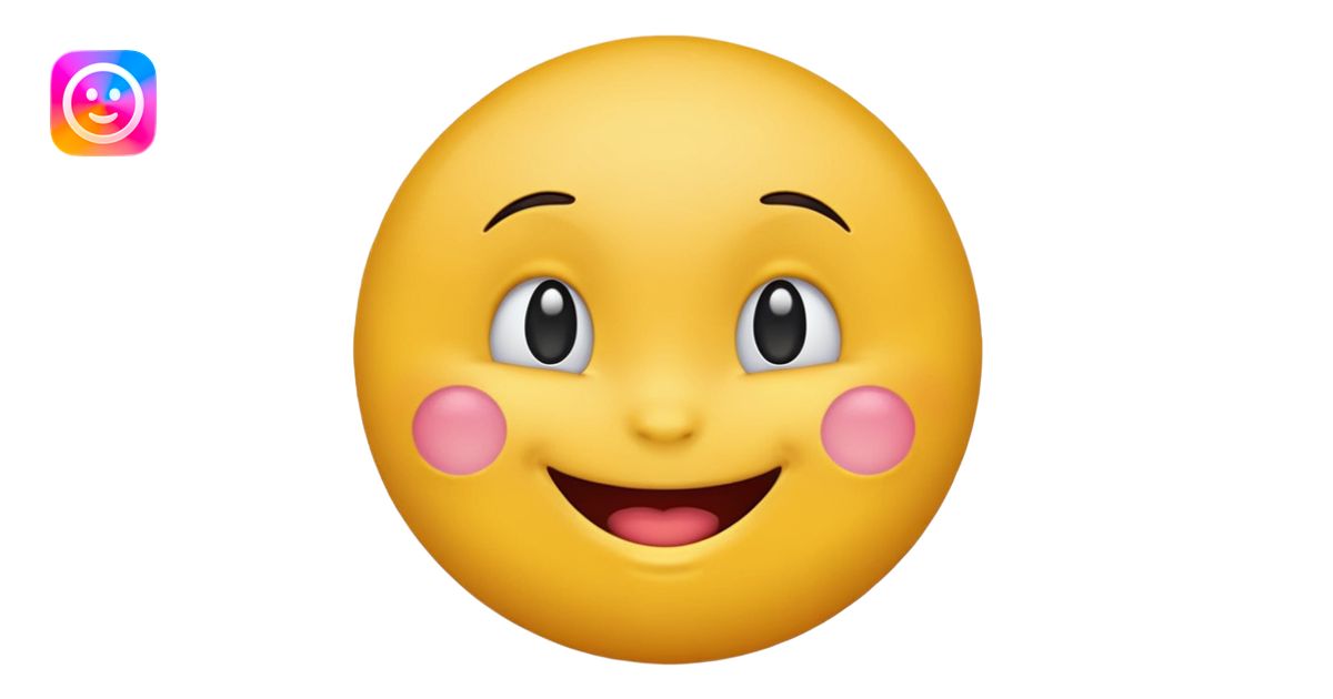 Emoji, yellow round teasing smile emoji | AI Emoji Generator