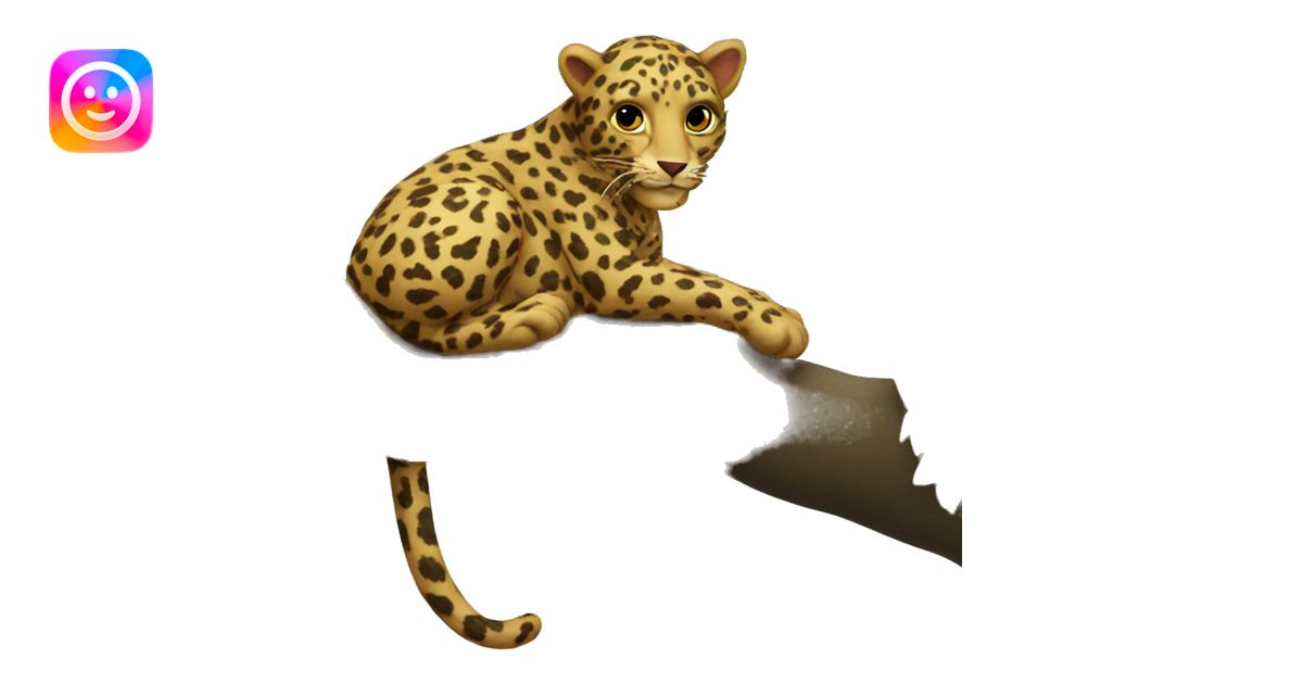 leopard in a tree emoji | AI Emoji Generator