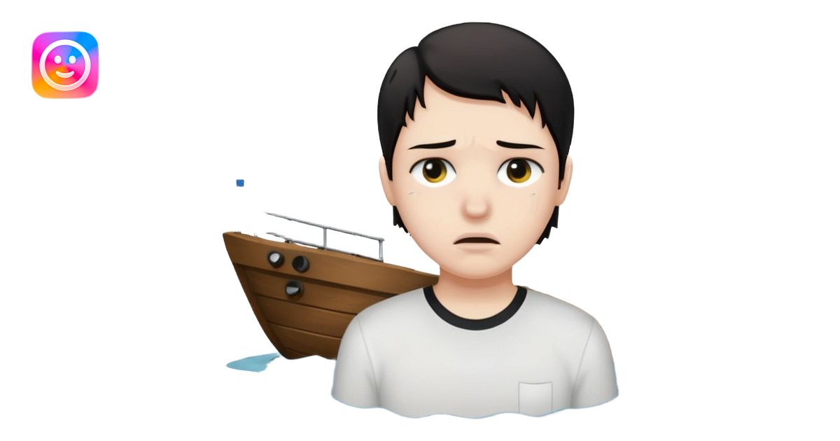 sad cs major drowning on ship emoji | AI Emoji Generator