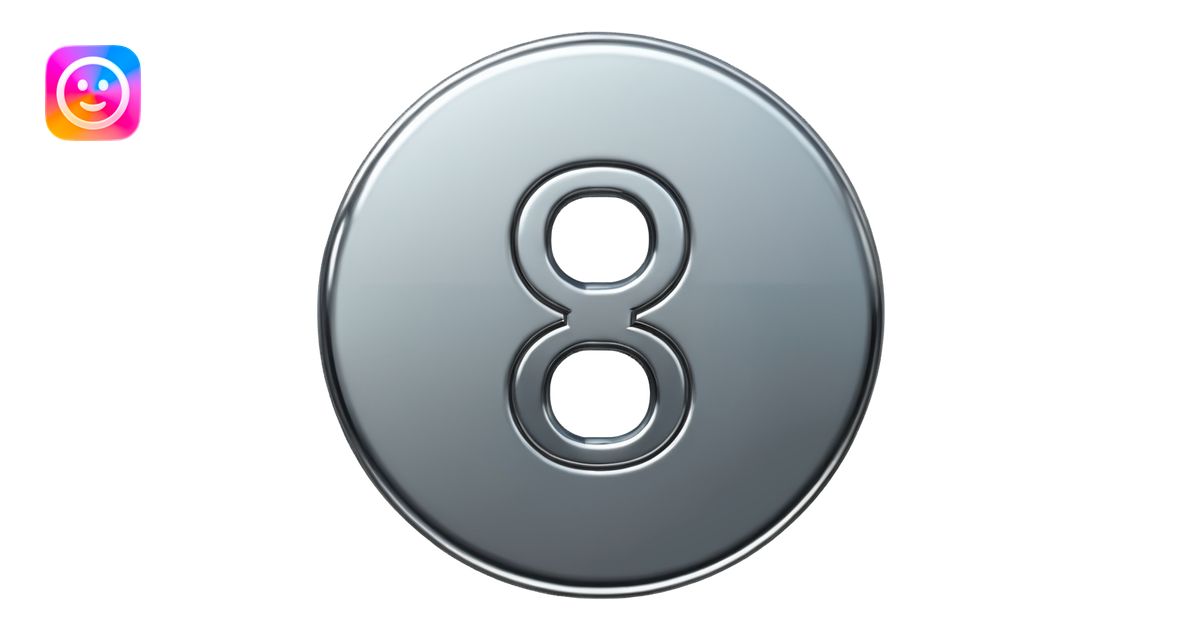 symbol 8 eight emoji | AI Emoji Generator