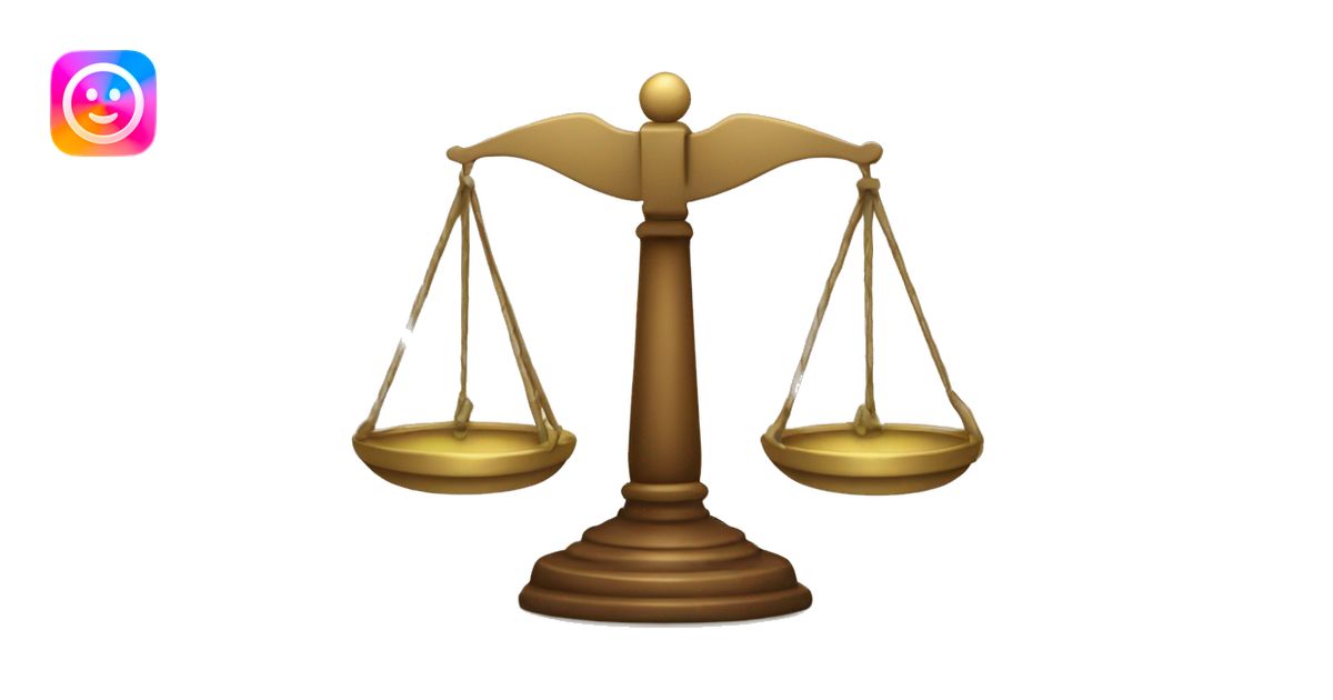 Scales for human to stand on emoji | AI Emoji Generator