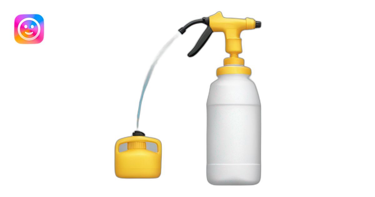 sprayer for window emoji | AI Emoji Generator