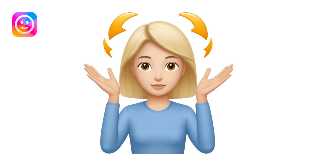 Minimal emoji representing reduced facial puffiness, soft hand gesture ...