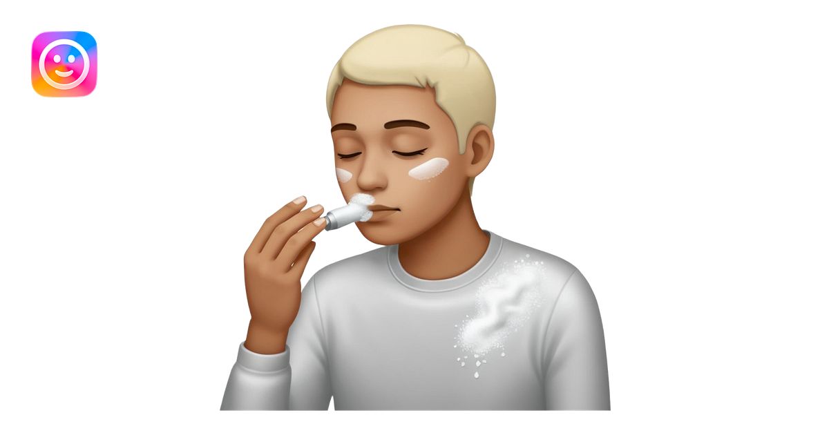 Guy snorting cocaine emoji emoji | AI Emoji Generator